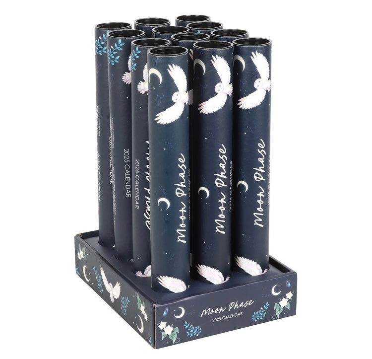 Moon calendar 2025 poster – Mesmerize